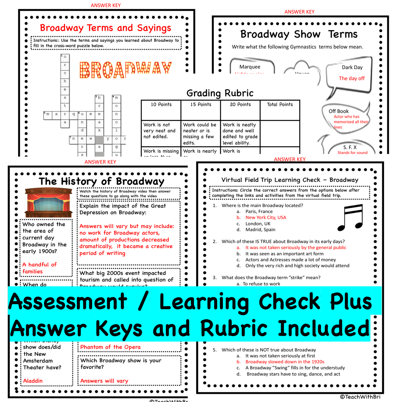 Virtual Field Trip to Broadway or the Opera