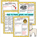 Virtual Field Trip to Machu Picchu South America- Google Drive Version