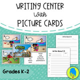 K-2 Writing Center with Picture Cards