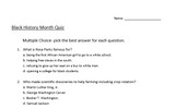 African American History Month Quiz - Amped Up Learning