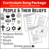 'PEOPLE & THEIR BELIEFS' (Grades 3-7) ~ Curriculum Song Video - Amped ...