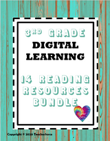 Third Grade Reading Resources Digital Bundle