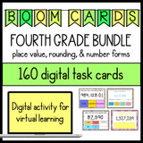 4th Grade Place Value, Number Forms, & Rounding Boom Cards for Distance ...