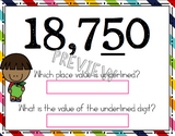 Place Value, Rounding, and Comparing Digital Google Classroom Distance ...