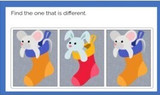 Same & Different - Winter Animals - Matching & Find the Difference