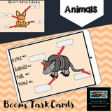 Desert Animal Labeling Boom Cards
