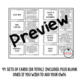 Cold War Activity Vocabulary Matching Hands-On EOC Review