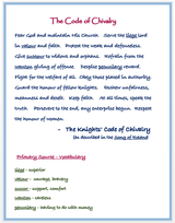 Becoming a Medieval Knight and Chivalry + Assessments - Amped Up Learning