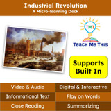 Industrial Revolution Informational Text Reading Passage and Activities