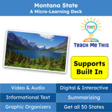 Montana (50 States and Capitals) Informational Text and Activities