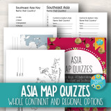 Geography, World History & Asia Studies: Asia Map Quizzes / Quiz