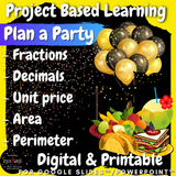 Fractions & Decimals Mixed Numbers Math Project Based Learning - Plan a ...