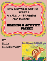 HOW CHIPMUNK GOT HIS STRIPES READING LESSONS WITH EXTENSION ACTIVITIES