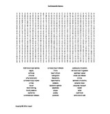 Middle School Life Science Vocabulary Word Search Bundle - Amped Up ...