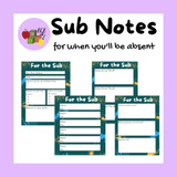 doodle note taking template