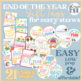 Beach Ball End of the Year Gift Tags Summer
