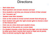 Tiger or Treasure: Exploration & Colonization 8th Grade Review Game ...