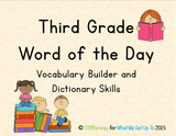 Third Grade Word of the Day Vocabulary Builder - Amped Up Learning