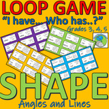 Angles and Lines - "I have...Who has..?" Loop Game - 36 Cards exploring ...