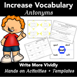 Antonyms - Activity Pack - Matching Activities, Student Response Sheets ...
