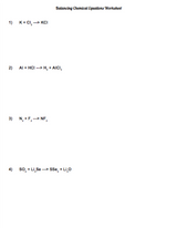 Balancing Chemical Equations - Amped Up Learning