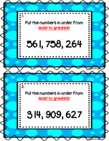 Number Order Scoot - 100's - Amped Up Learning