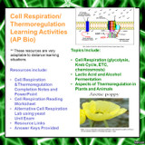 Cell Respiration/Thermoregulation Learning Activities for AP Biology ...