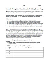 Mark & Recapture Simulation Lab for Ecology Using Poker Chips - Amped ...