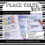 Place Value Notes (Expanded Notation and Decimals) - Amped Up Learning