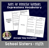 Parallel Lines and Angles Vocabulary Notes for Interactive Notebooks ...