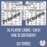 Gilded Age & Progressive Era BINGO Review Game STAAR Review - Amped Up ...