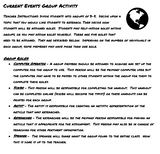 Current Events Group Activity - Amped Up Learning