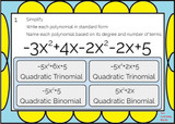 Simplifying and Factoring Polynomials - Digital BOOM Cards - 31 ...