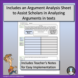 Writing with FRAMEs: The Argument Analysis - Amped Up Learning
