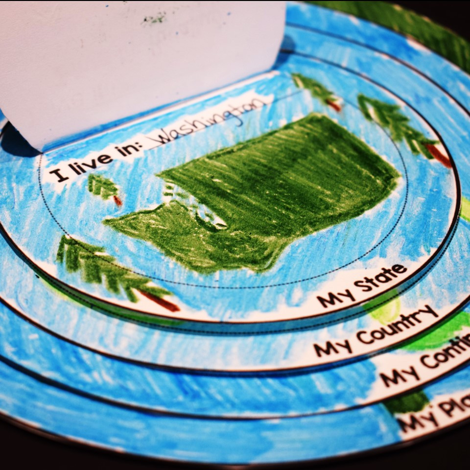Me on the Map Flipbook Map Skills Activity - Amped Up Learning