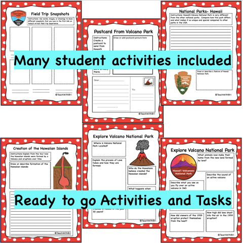 Google Drive Version- Volcano National Park Virtual Field Trip