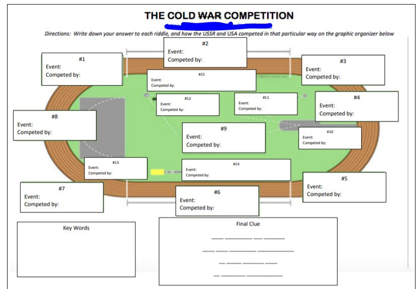 Cold War Break In To History Activity - Amped Up Learning