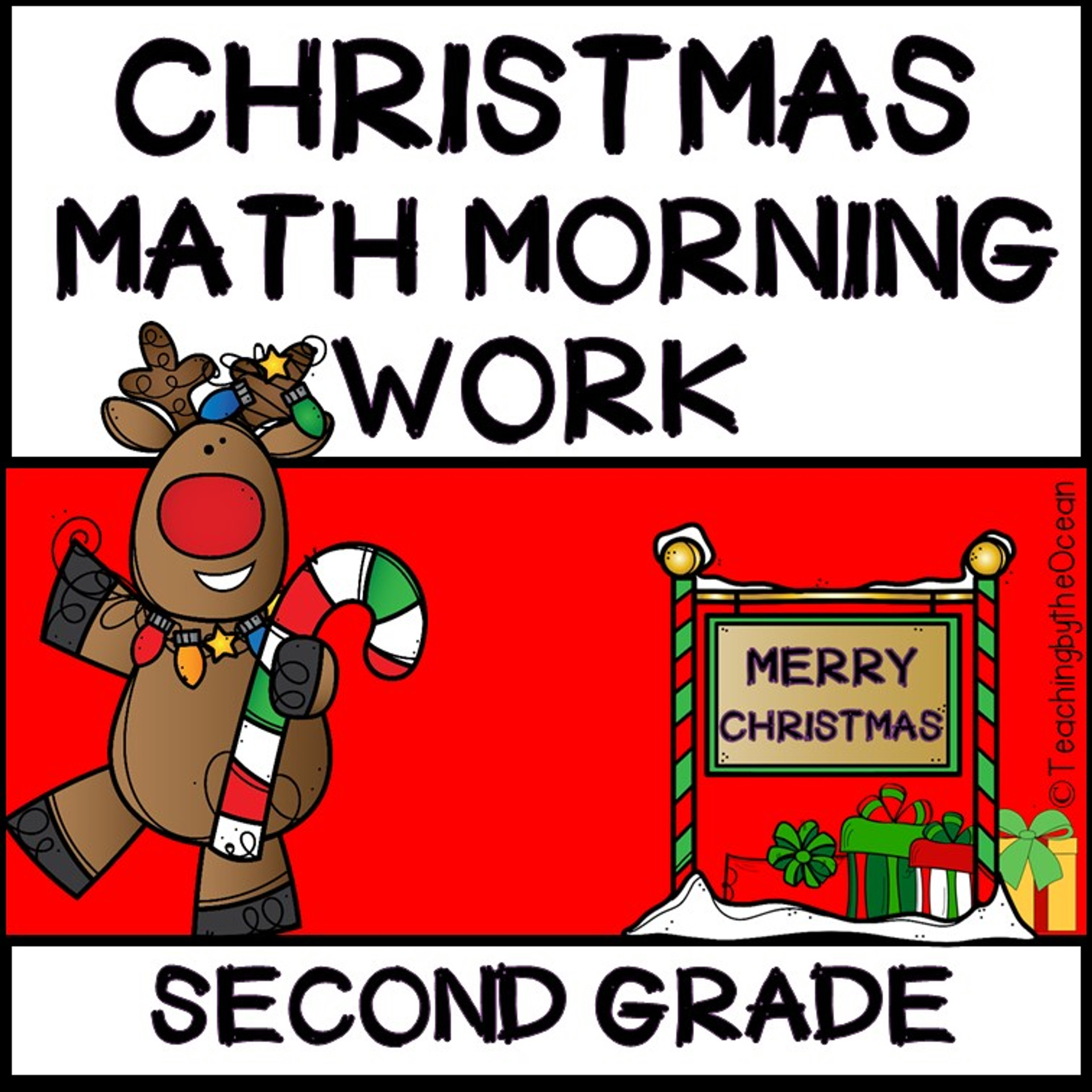2nd Grade Morning Work - Math - Christmas