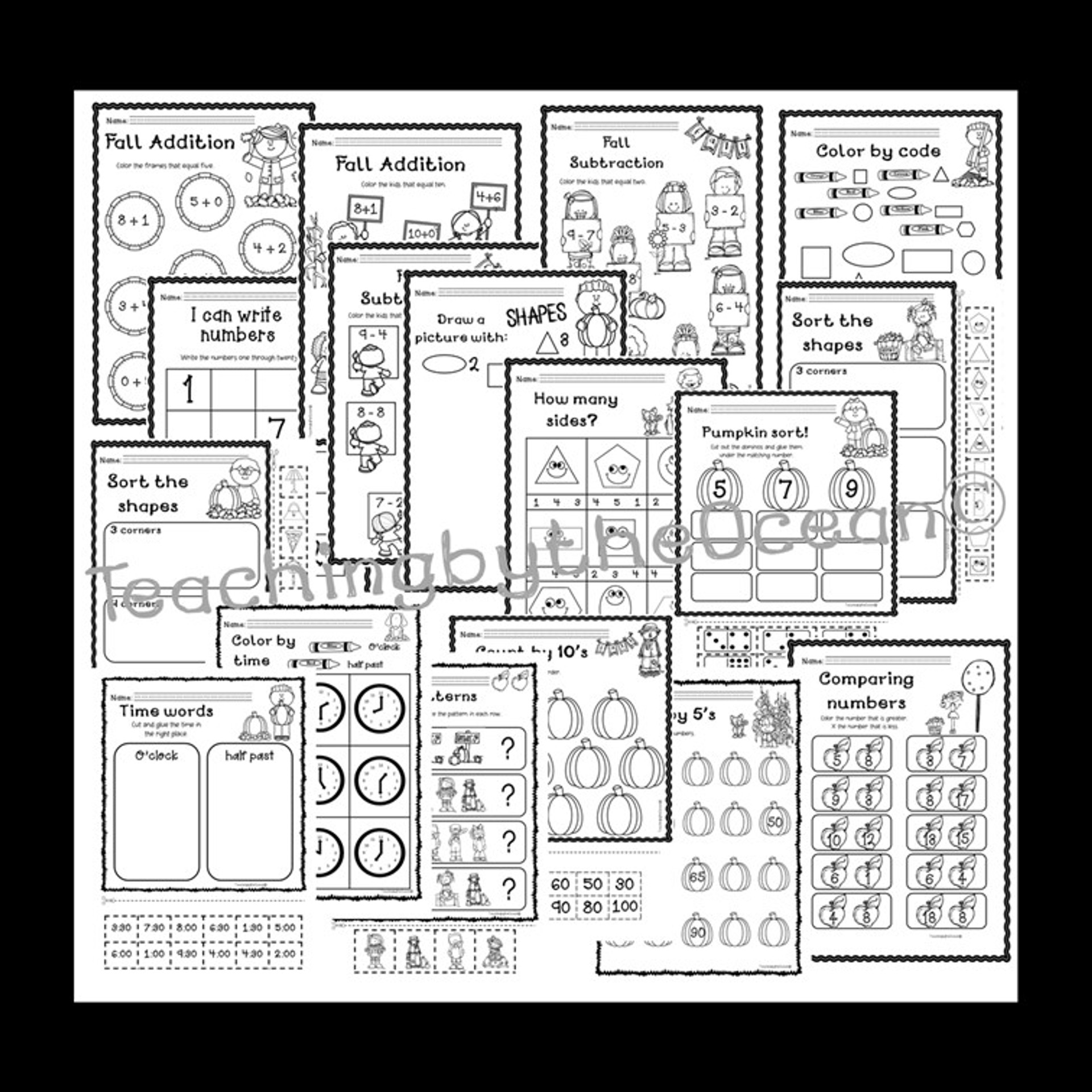 Kindergarten Math NO PREP - Valentine's - Amped Up Learning