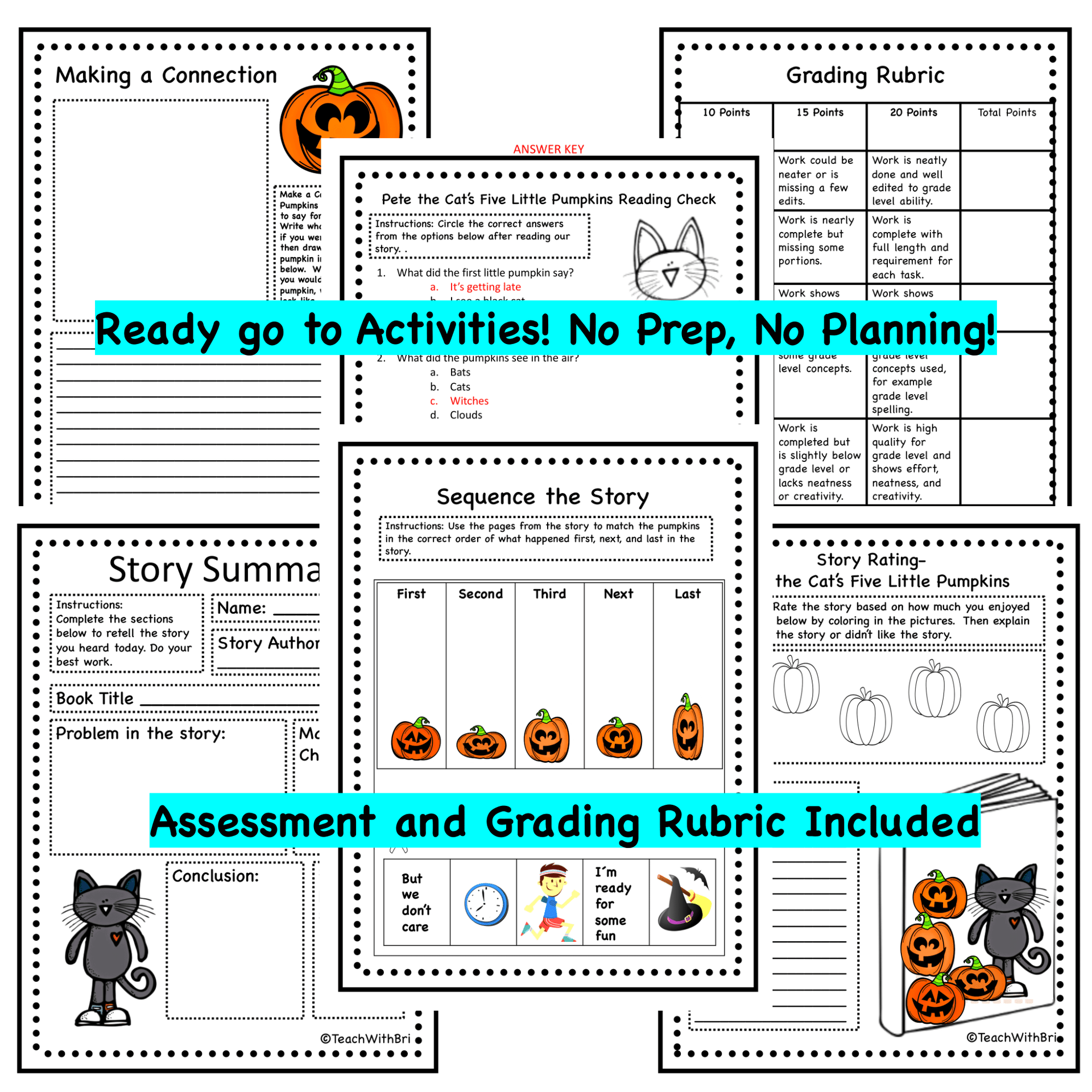 Pete the Cat's Five Little Pumpkins - Digital Version