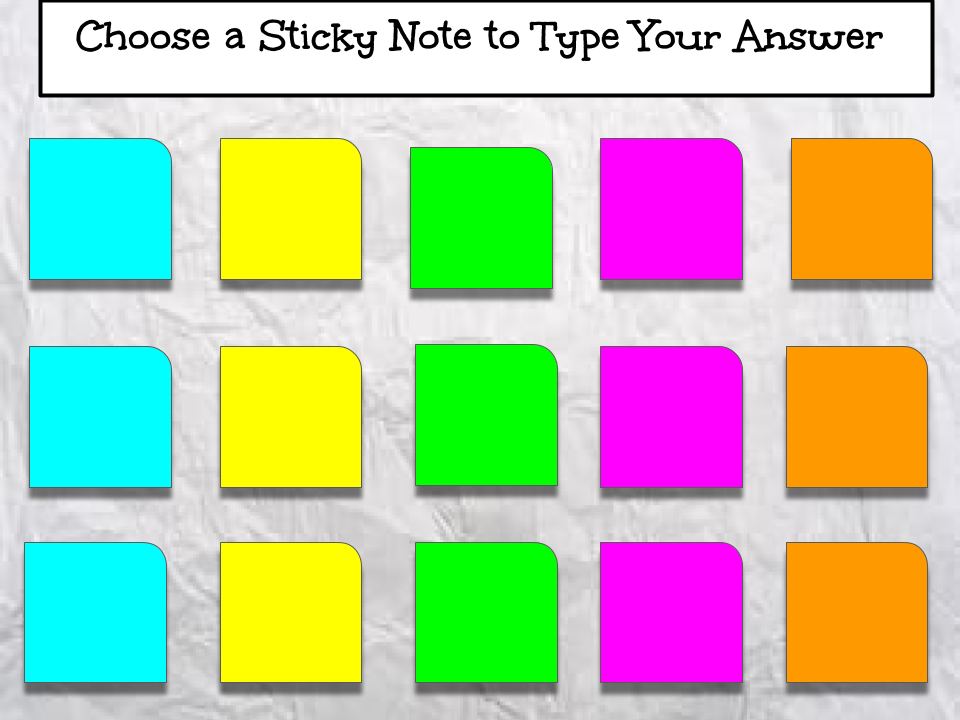 FREEBIE Exit Ticket Sticky Notes