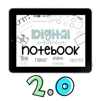 Digital Interactive Notebook Templates 2.0