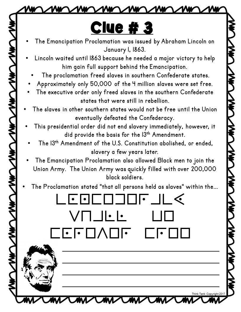 Abraham Lincoln ESCAPE ROOM! - Amped Up Learning