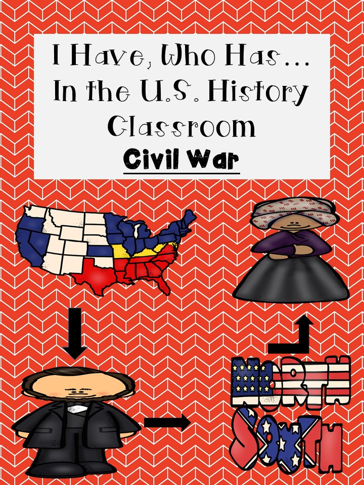 I Have, Who Has/Looping Cards-Civil War - Amped Up Learning