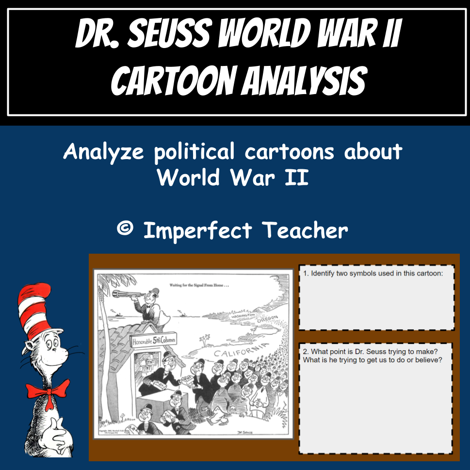 Dr. Seuss World War II Political Cartoon Analysis