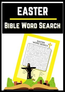 Free Easter Bible Word Search
