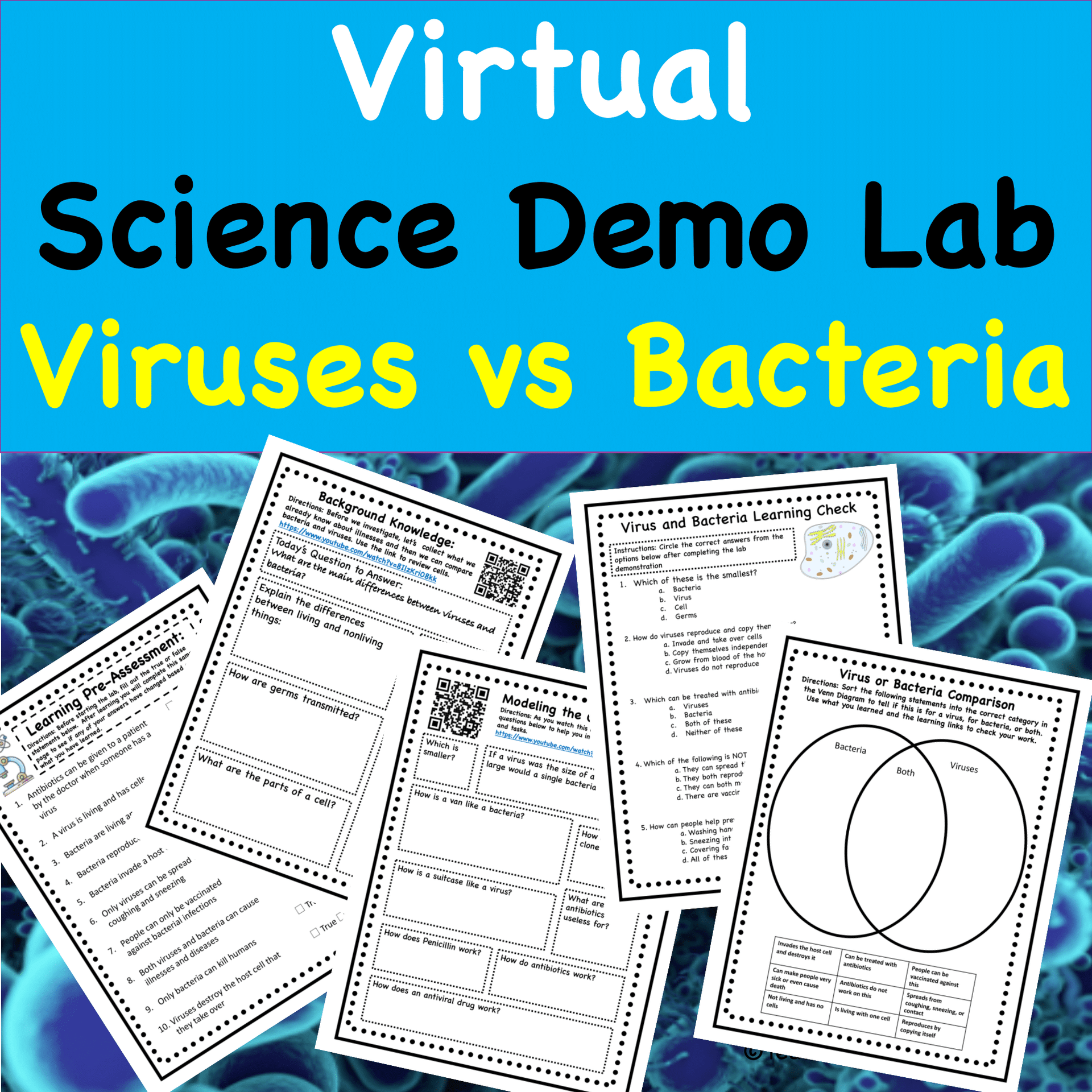 Virtual Science Lab - Viruses and Bacteria