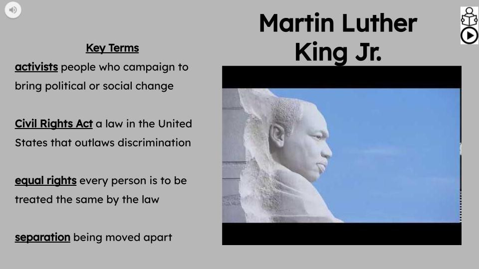 Martin Luther King Jr Informational Text Reading Passage and Activities