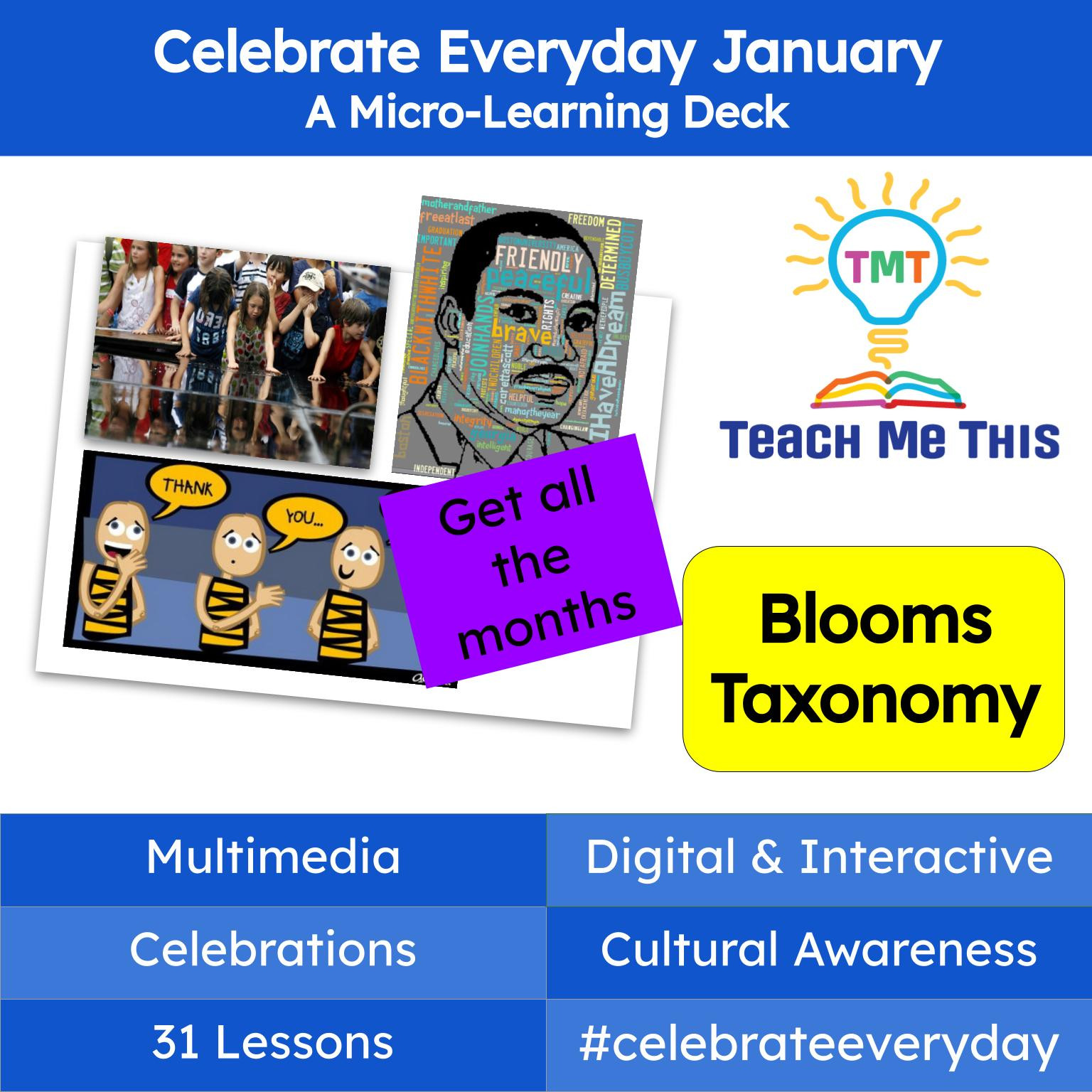 January Celebrate Everyday Calendar