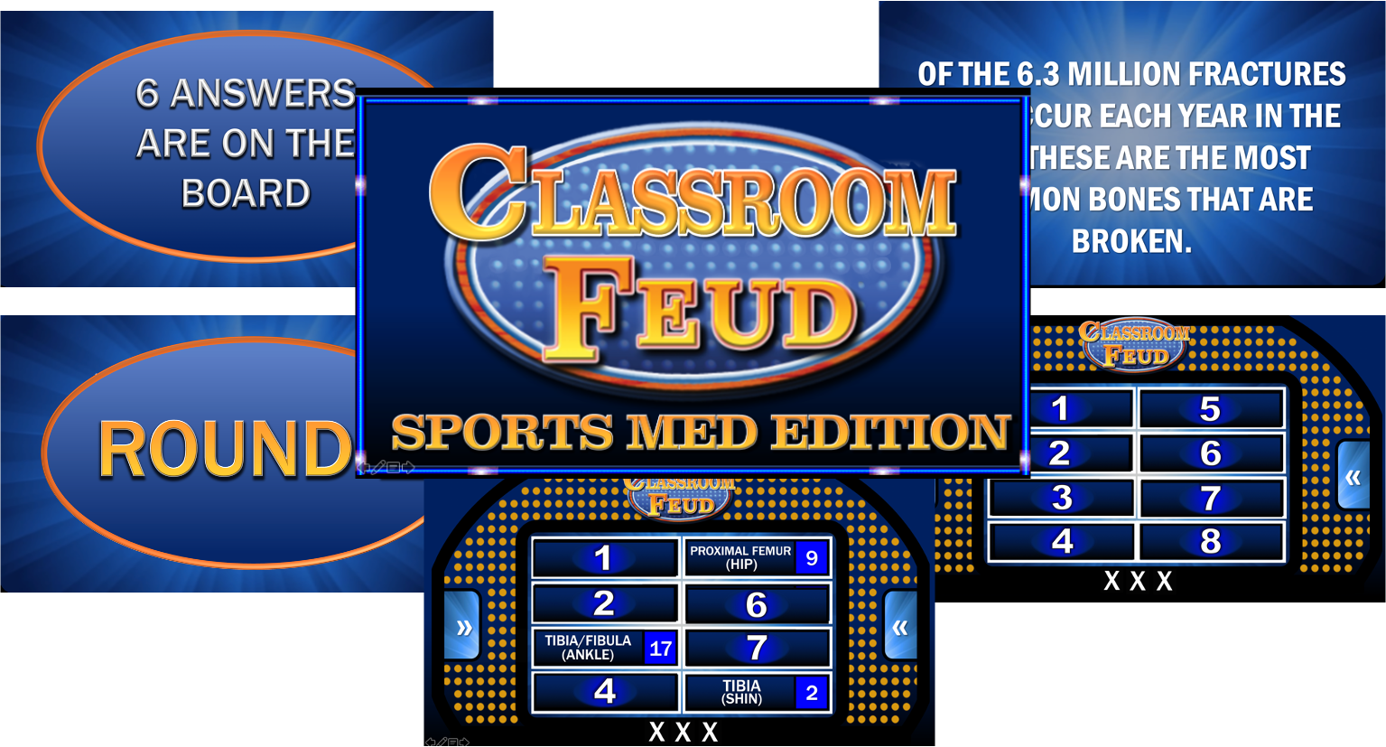 CLASSROOM FEUD- SPORTS MED EDITION! Great game to bring FUN in the ...